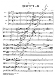 Haydn String Quartet Urtext Study Score