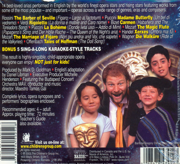 The World's Very Best Opera for Kids CD