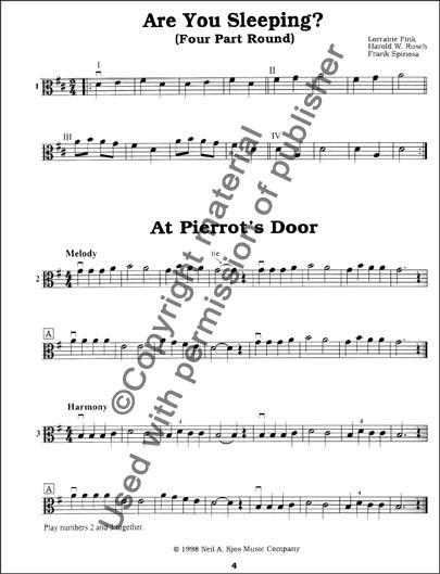 Quick Steps to Note Reading, Volume 3 Viola